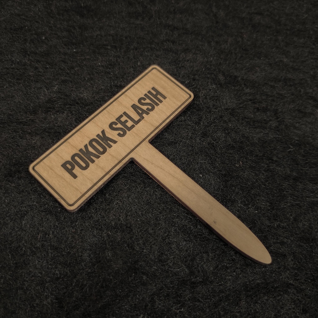 Label Pokok Kayu /Plant Tag/Plant Label/Penanda Pokok/Plant Tag / Plant ...