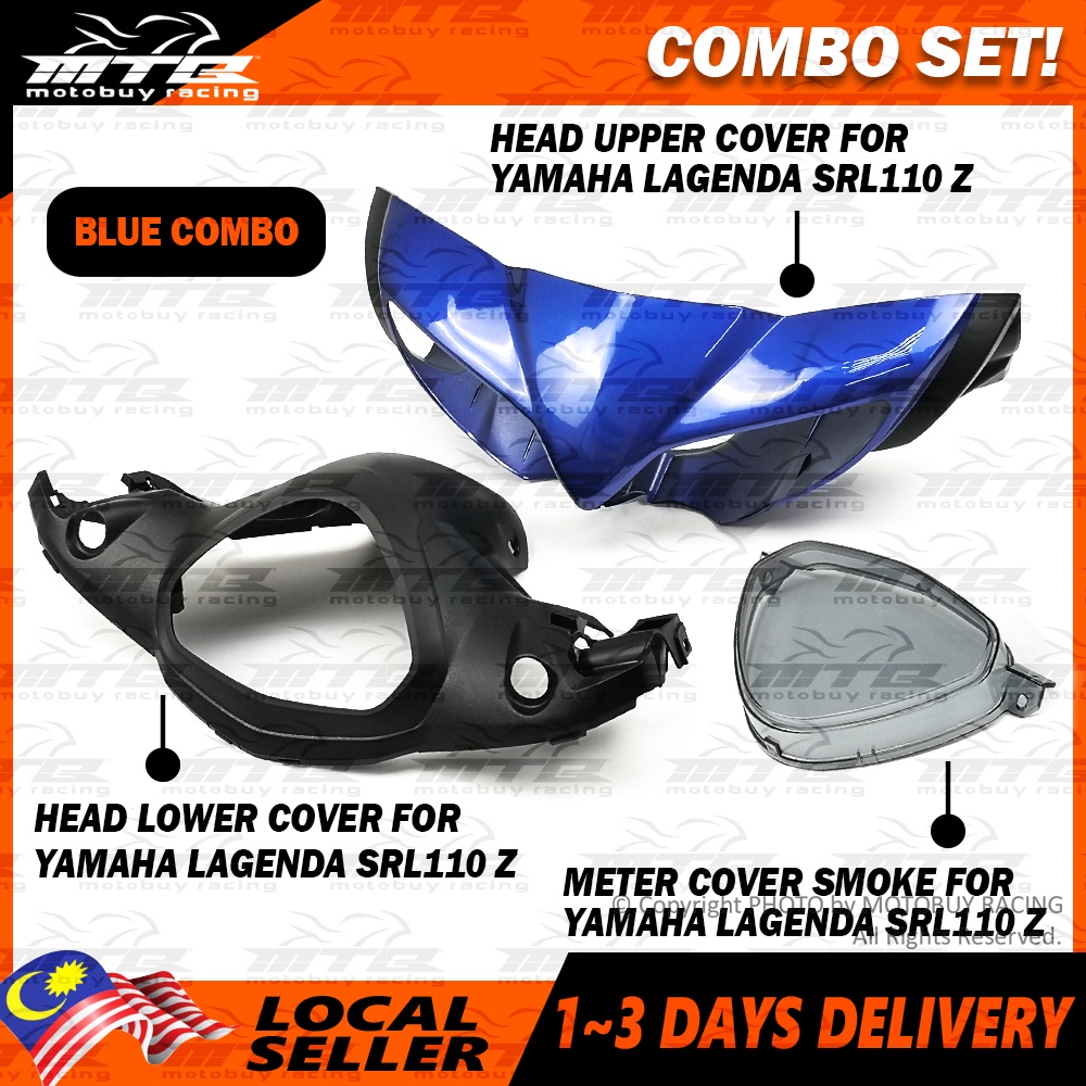 COMBO SET! YAMAHA LAGENDA SRL110 Z HEAD UPPER COVER + LOWER COVER ...