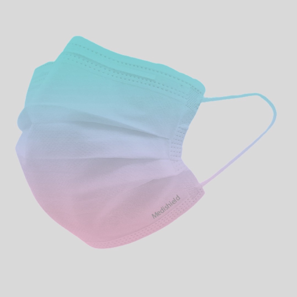 Medishield Earloop OMBRE 50pcs Mask 3ply Face Mask Headloop Mask Adult ...
