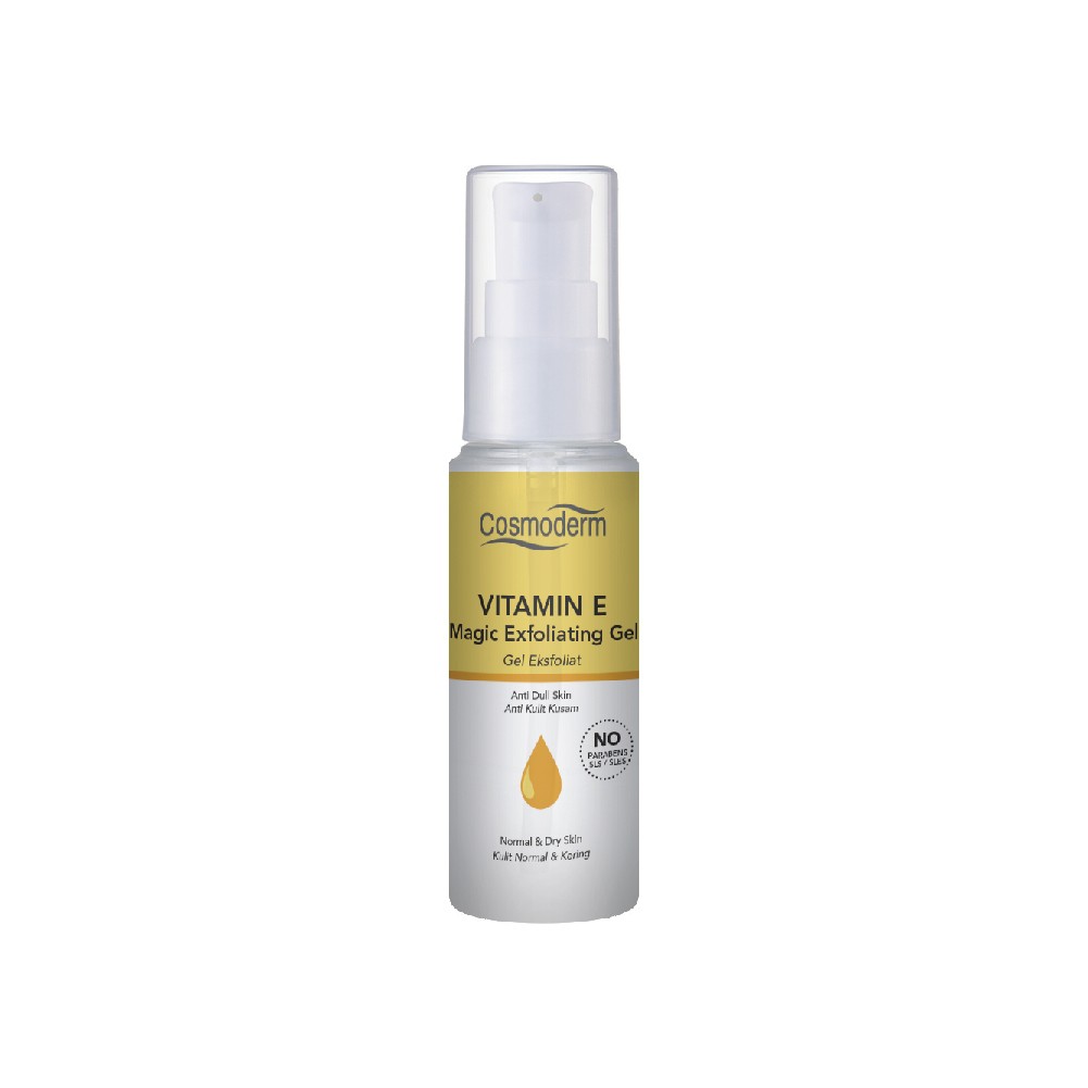 COSMODERM VITAMIN E MAGIC EXFOLIATING GEL 30ML | Shopee Malaysia