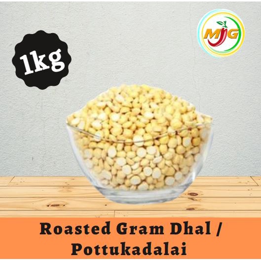 Roasted Gram Dhal / Pottukadalai / Pottu Kadalai - 1kg | Shopee Malaysia
