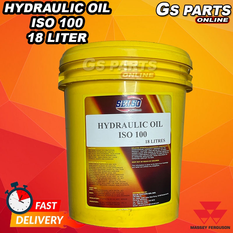 🚜HYDRAULIC OIL ISO 100 18 LITER SELSO / ISO 100 18 LITER DAIYI ICHE (## ...