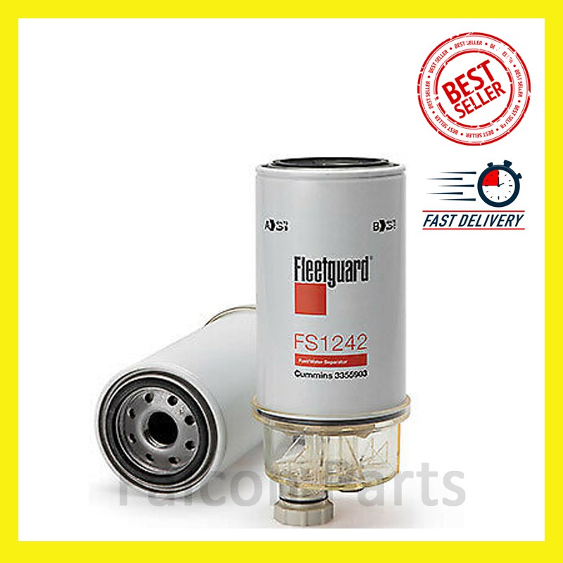 Fleetguard FS1242 Fuel Water Separator (with Head) | Shopee Malaysia
