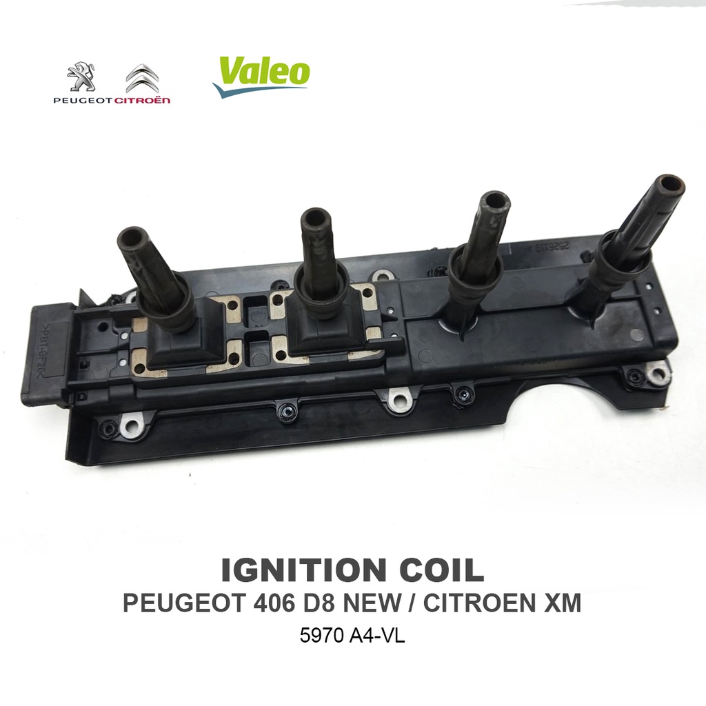 Valeo Peugeot Citroen Ignition Coil [5970A4] - Peugeot 406 D8 New ...