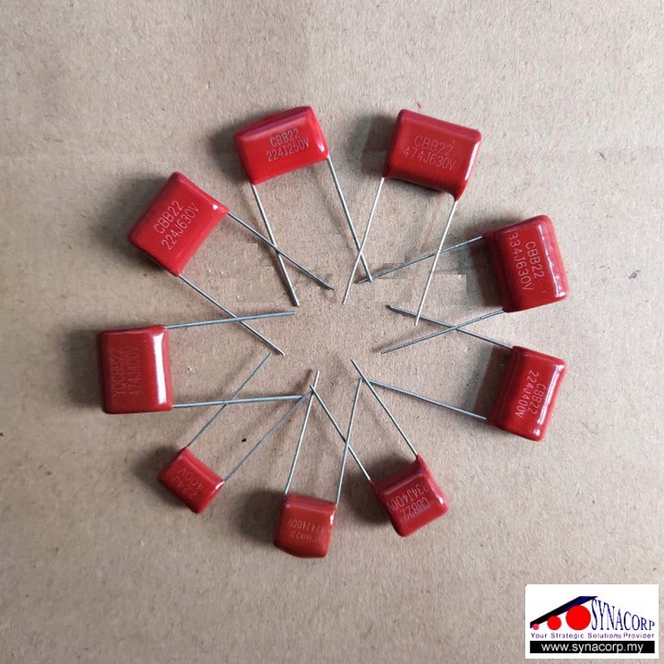 CBB22 Metallized Polypropylene Film Capacitor 250/400/630V 224J/334J ...