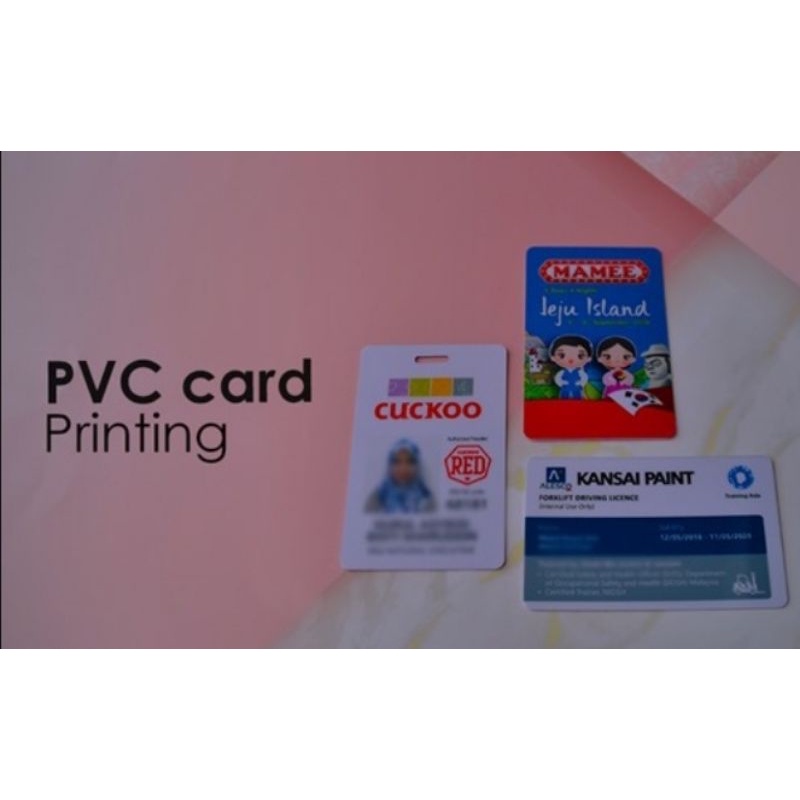 PVC Card Printing For Student ID Card, Work ID Card, Family Photo ...