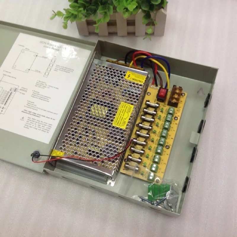 Malaysia 12V 10A / 20a 9 Channel Power Supply Metal Casing Distributor ...