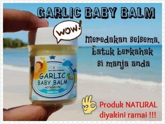 🔥Garlic Baby Balm by SME susuk manja enterprise batuk selesema kahak ...