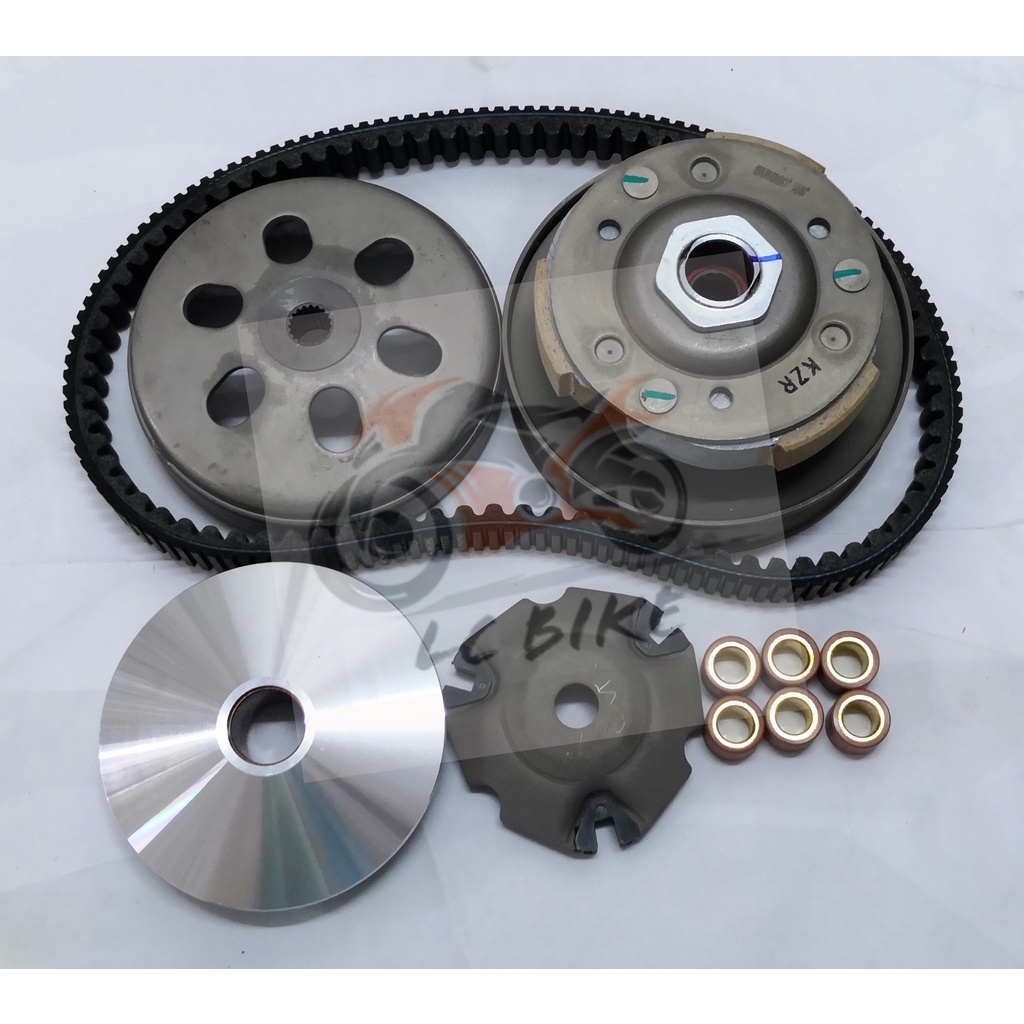 VARIO REAR PULLEY SET + FRONT PULLEY + FAN + BELT + BUSH STANDARD ...