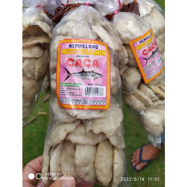 Fried KEMPLANG SAND, CACA BRAND, LARGE PACKAGING, TERASI SAMBAL ...