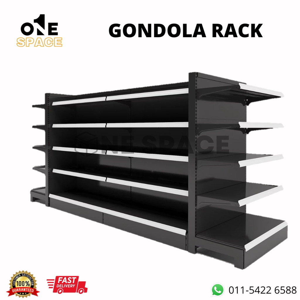 ONE SPACE (ISLAND GONDOLA) END Gondola Back Plate /Storage Rack ...