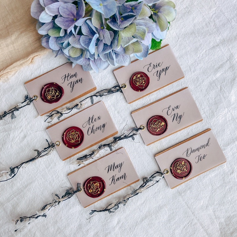 Calligraphy Gift Tag/ Bookmark | Shopee Malaysia