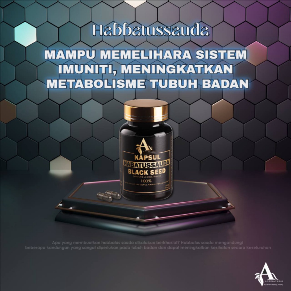 Habatus Sauda Kapsul Original Black Seeds Habbatussauda Capsule ...