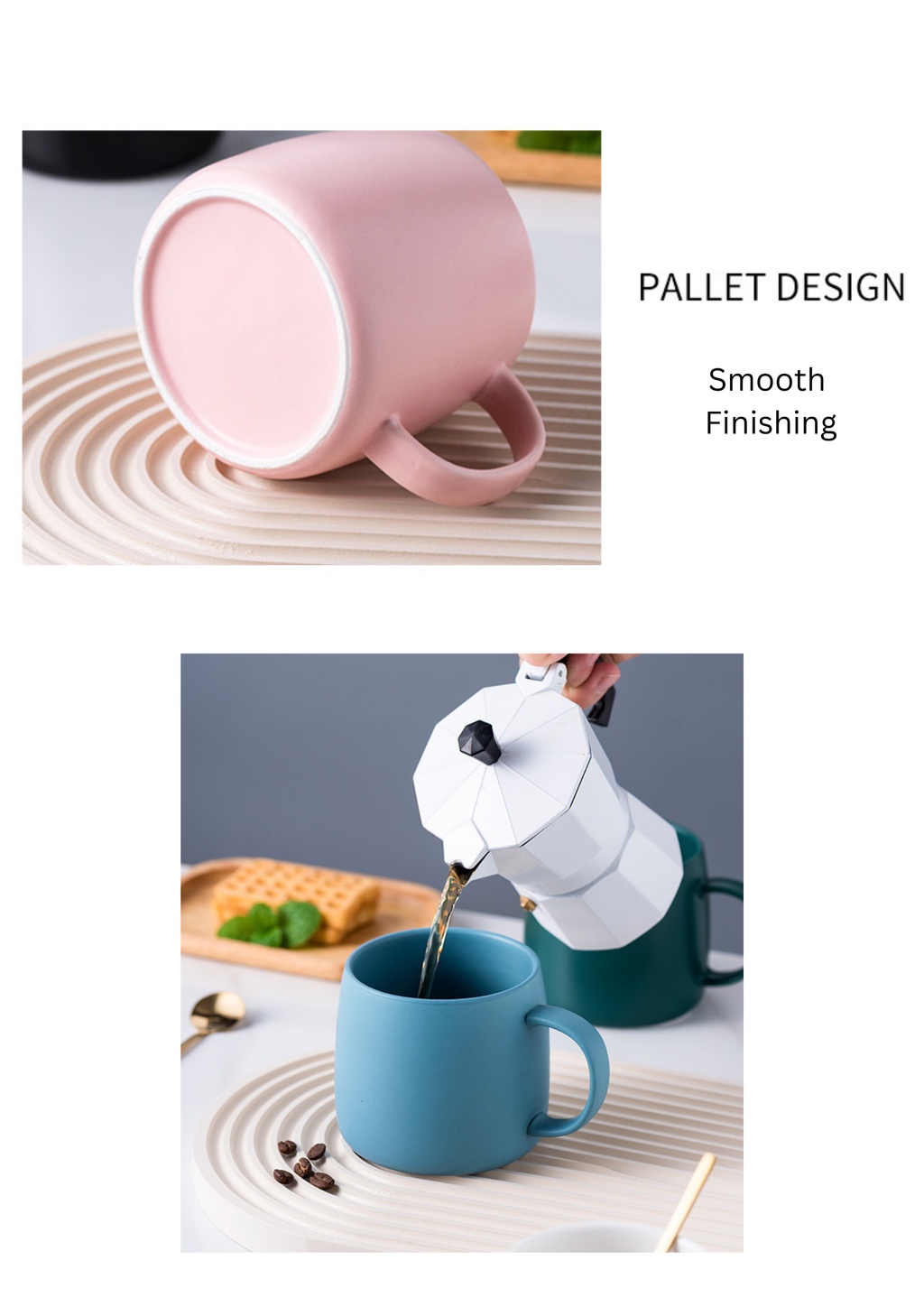 DAYDREAM Matte Nordic Ceramic Mug Coffee Cup Tea Cup Cawan Office Cup ...