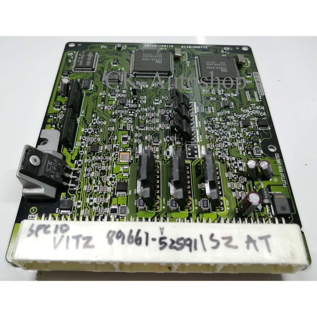 TOYOTA 89661-52591 Engine Control Unit Board / Computer Board for Vitz Platz Yaris SCP10 SCP11 ...