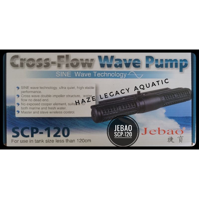 HOT!! JEBAO SCP-120 SINE CROSS FLOW WAVE MAKER FOR AQUARIUM FRESHWATER AND SALWATER 4FT ABOVE ...