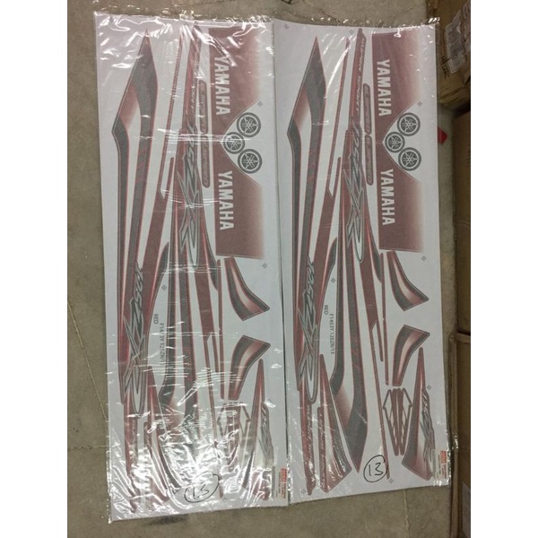 Sticker yamaha 125zr merah gp / biru gp moritaka dan gred | Shopee Malaysia