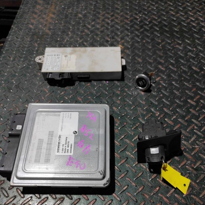 BMW E90 immobiliser remote control key set (4 item) | Shopee Malaysia