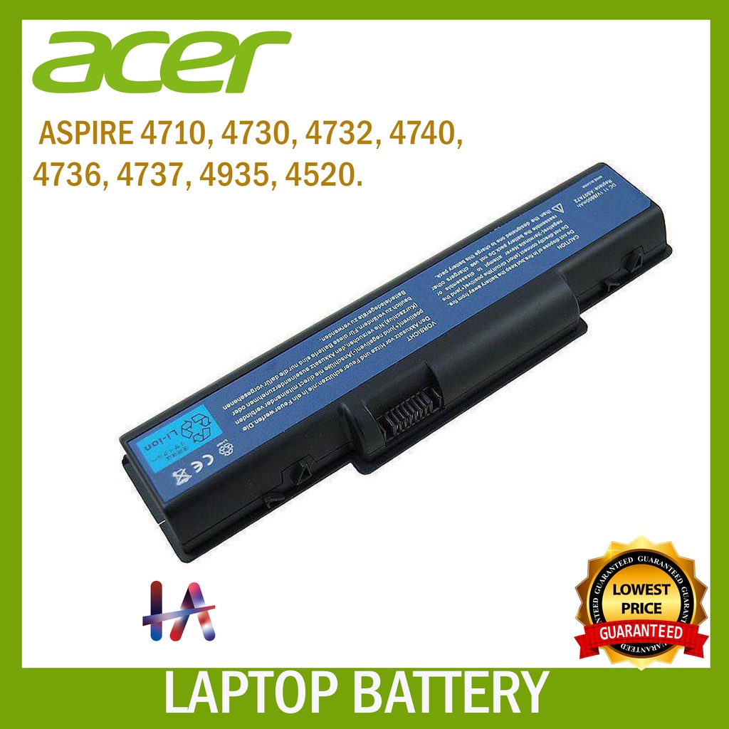 Acer Aspire 4710 4730 4732 4740 4736 4737 4935 4520 battery | Shopee ...