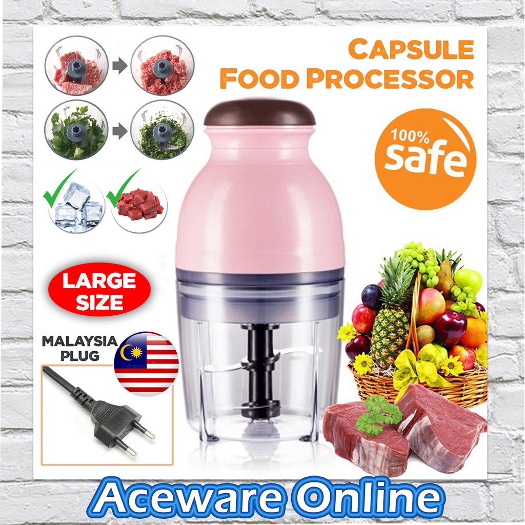 MALAYSIA 2 PLUG Capsule Cutter Quatre Food Processor Electric Food ...