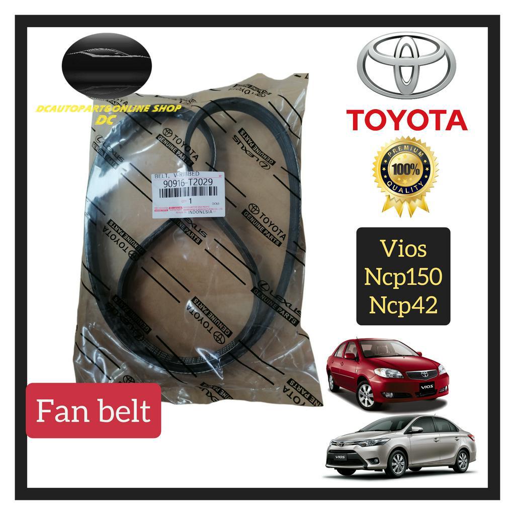 90916-T2029 TOYOTA FAN BELT VIOS NCP42 2002-2007 NCP150 NSP151 2014 ...