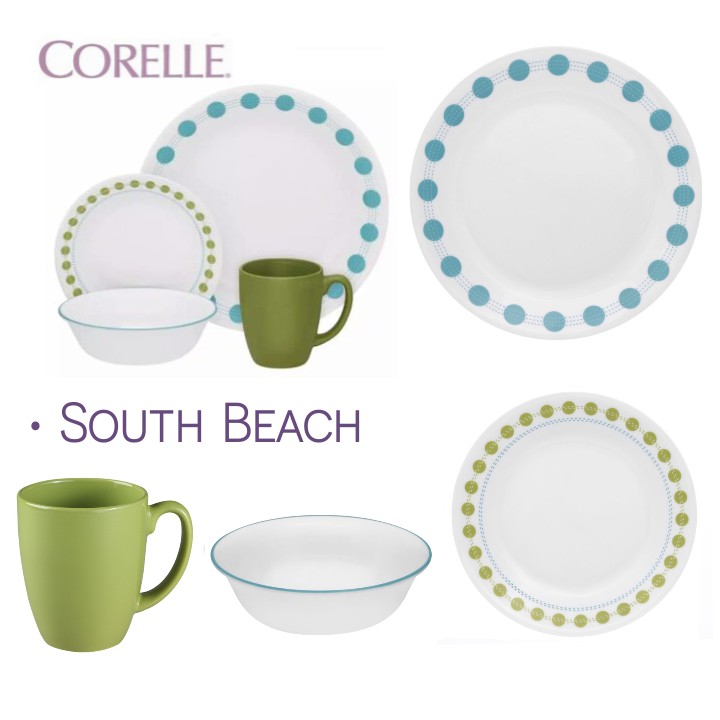 16PCS CORELLE LIVINGWARE DINNER SET/SET PINGGAN MANGKUK PIRING CAWAN ...
