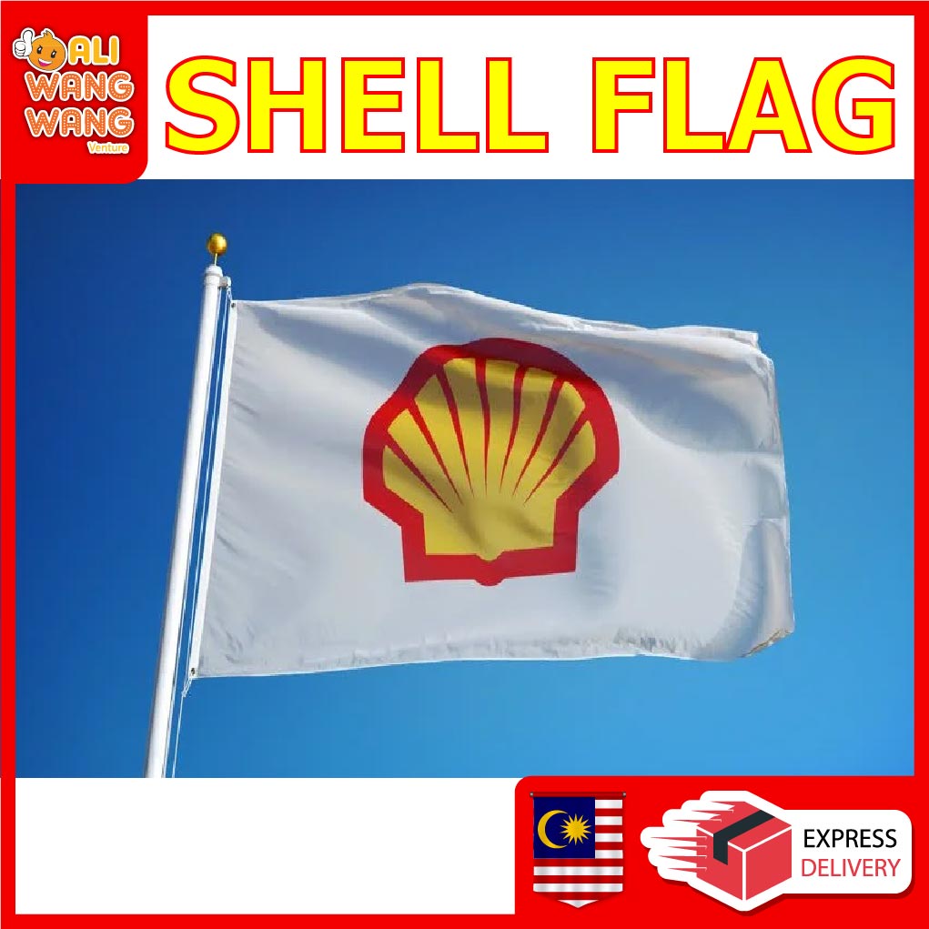 BENDERA SHELL / SHELL FLAG BENDERA STESEN MINYAK | Shopee Malaysia