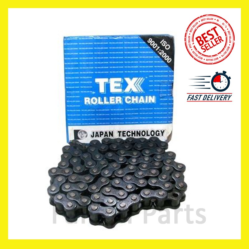 TEX Roller Chain (1R x 10FT) Mild Steel/Stainless Steel | Shopee Malaysia