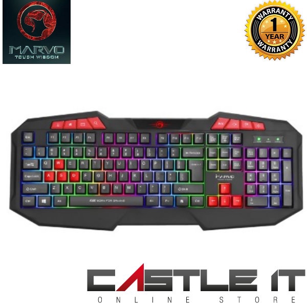 Marvo Scorpion K602 RGB Backlight Gaming Keyboard | Shopee Malaysia