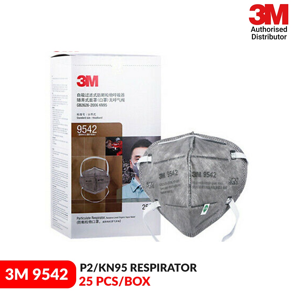 Safety Mask Protection model 3M 9542 KN95 P2 respirator extra ...
