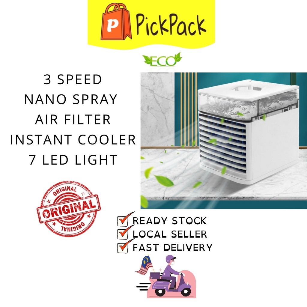 7 LED Nano Spray Ultra Air Cooler Air Filter Air Fan 100% Original ...