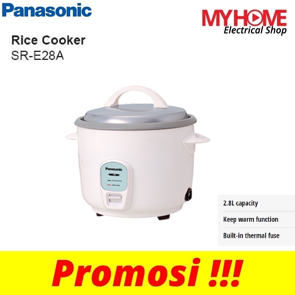 PANASONIC SR-E28A (SRE28) 2.8L RICE COOKER SR-E28 | Shopee Malaysia