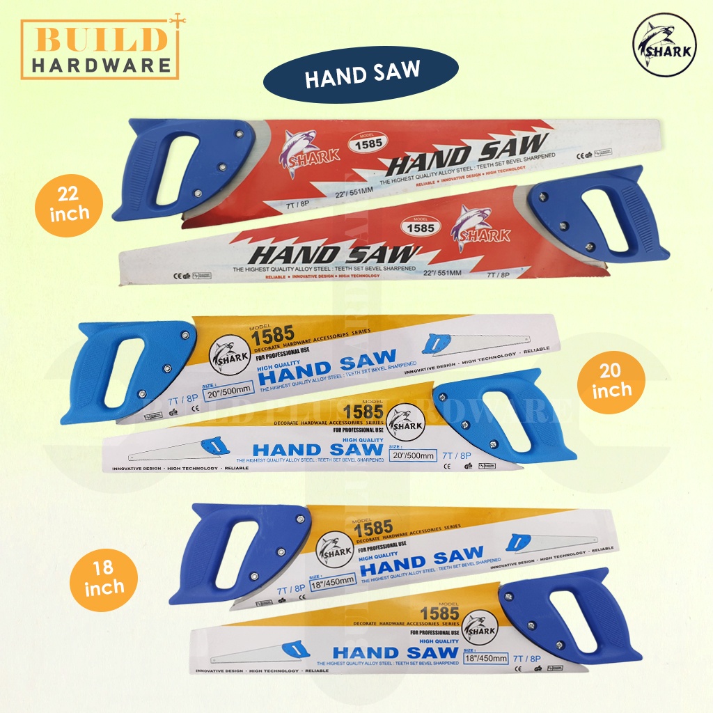 BAHCO/SHARK/STAG Hand Saw / Pruning Saw 22" 20" 19" 14“ X93 1585 ...