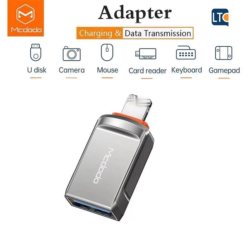 MCDODO OT-8600 OTG USB-A 3.0 To i0s/Type C Mini OTG Adapter | Shopee ...