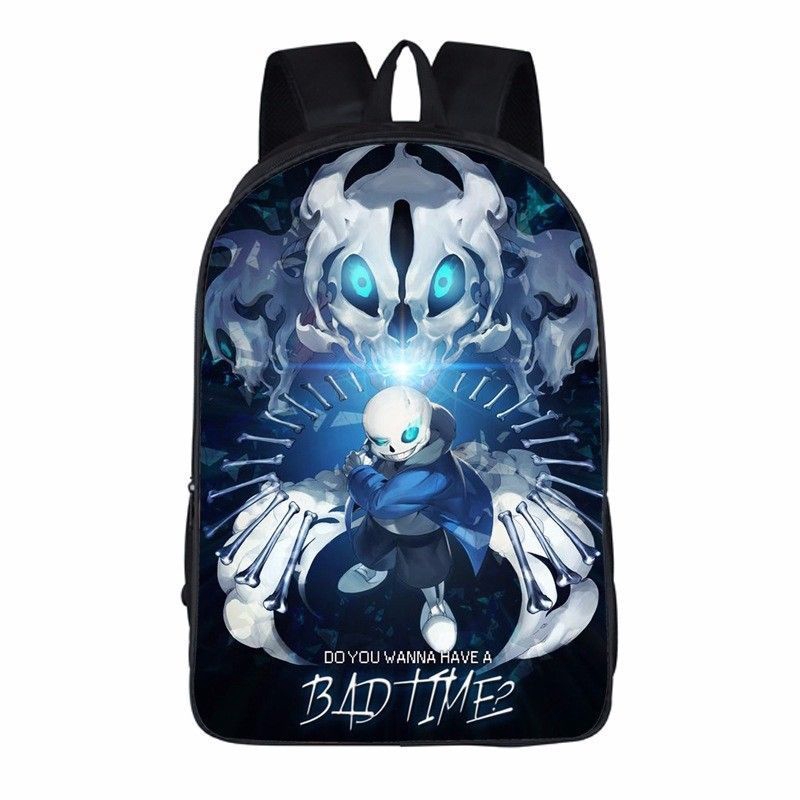 【Ready Stock】Game Undertale Sans Papyrus Backpack Schoolbag Laptop ...