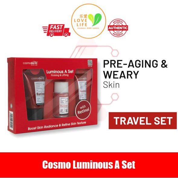 Cosmoderm Skincare Set - Vitamin E (Radiant & Clear) / Tea Tree (Acne ...