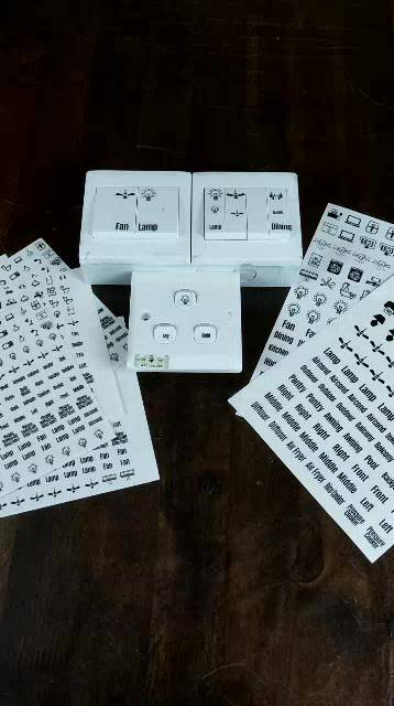 Switch Label, Sticker Suis, Switch Sticker Label, Sticker Suis Elektrik ...