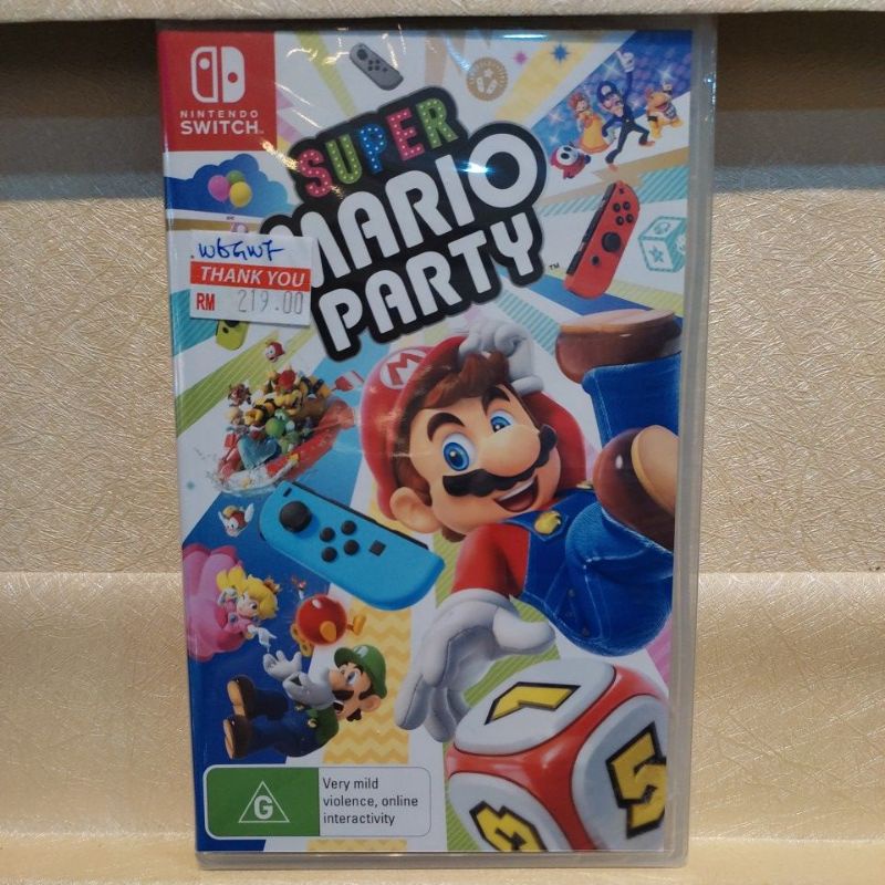 NS Super Mario Party (New) Chinese and English Version | Shopee Malaysia