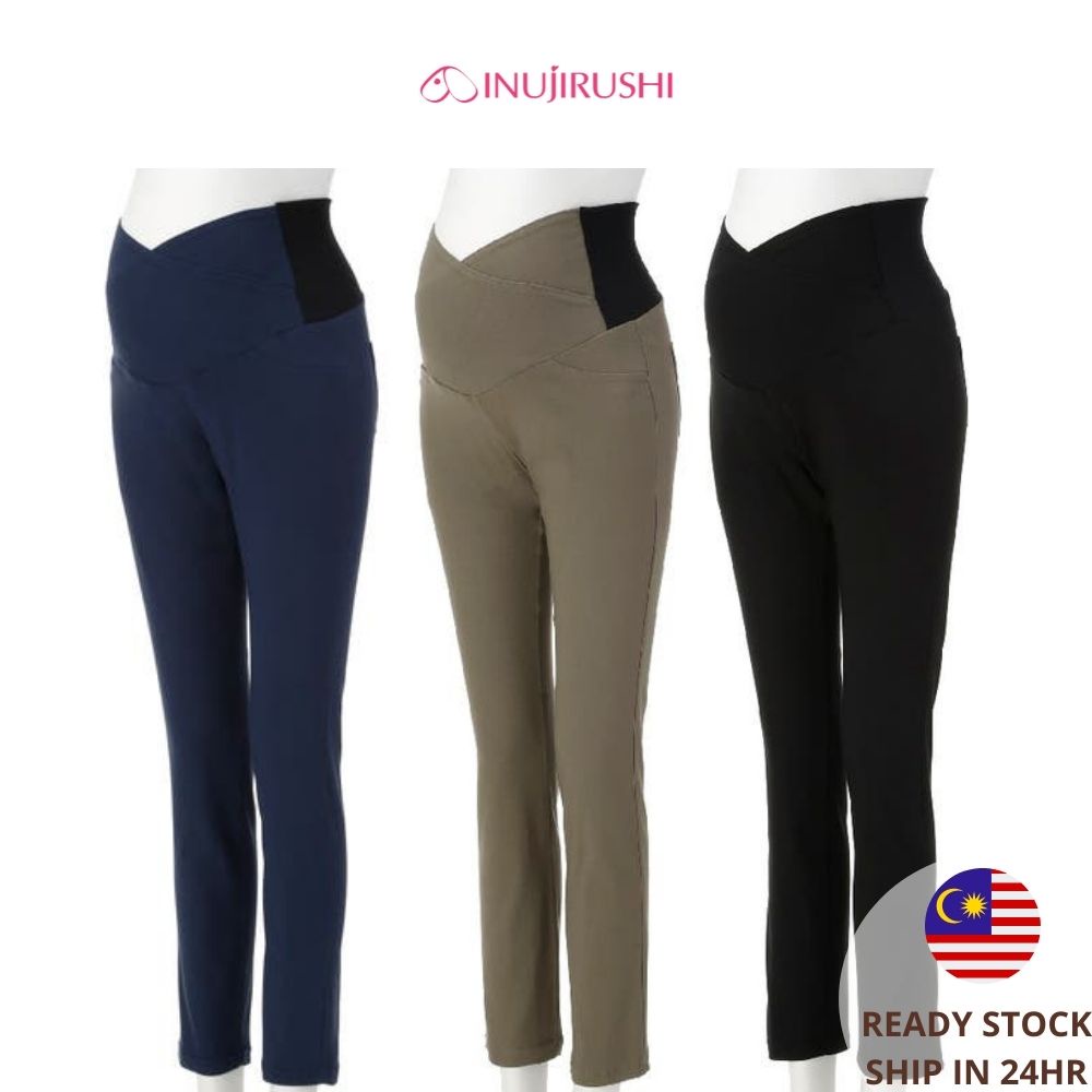 Japanese Inujirushi Pregnancy Pants Maternity High Waist Pants ...