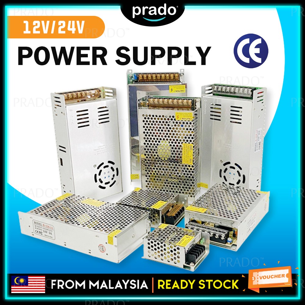 PRADO Switching Power Supply Light Transformer AC To DC 24V 12V 1-30A ...