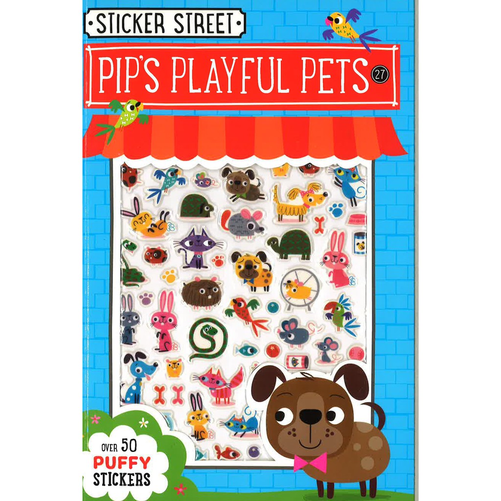 (BX) Sticker Street Pip's Playful Pets (ISBN: 9781785981838) | Shopee ...
