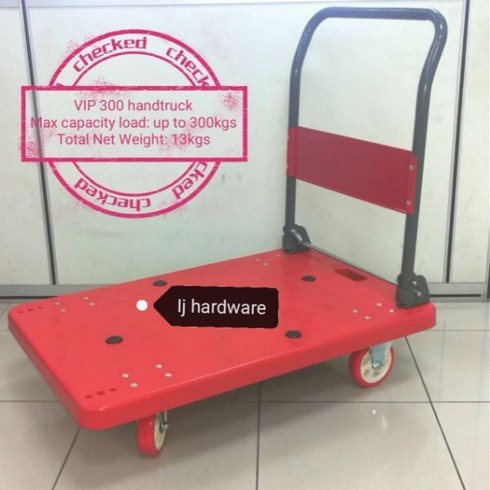 High Quality VIP 300kg Heavy Duty Pvc Platform Handtruck Trolley Papan ...