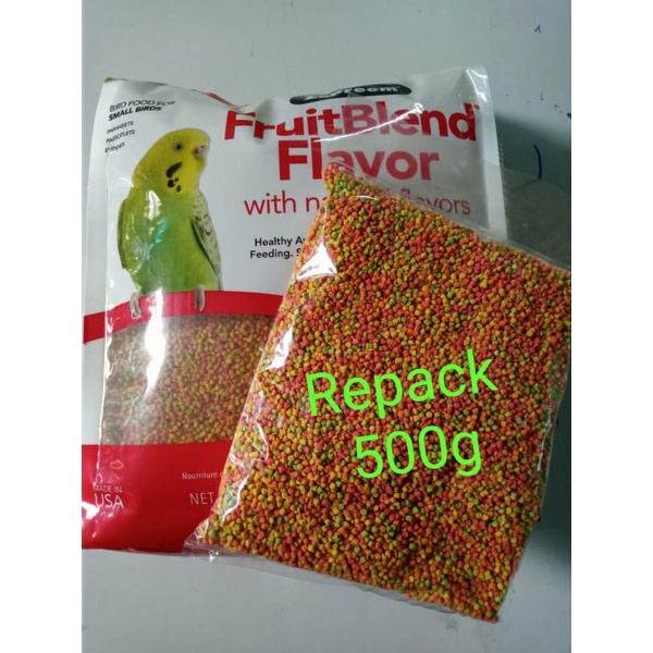 (REPACK 500GM)Dedak buah zupreem fruitblend flavor dedak buah makanan ...