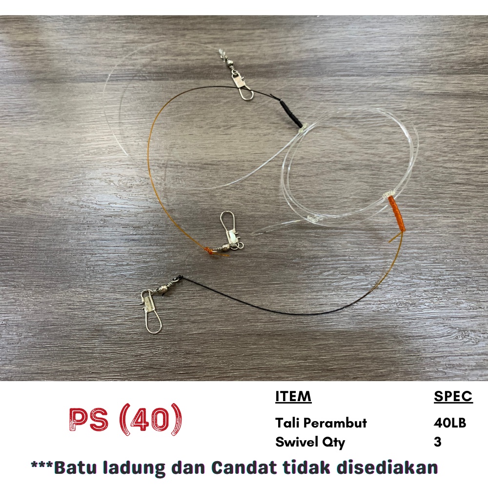 Perambut Sotong Apollo Style Tali Candat Squid jig Leader | Shopee Malaysia