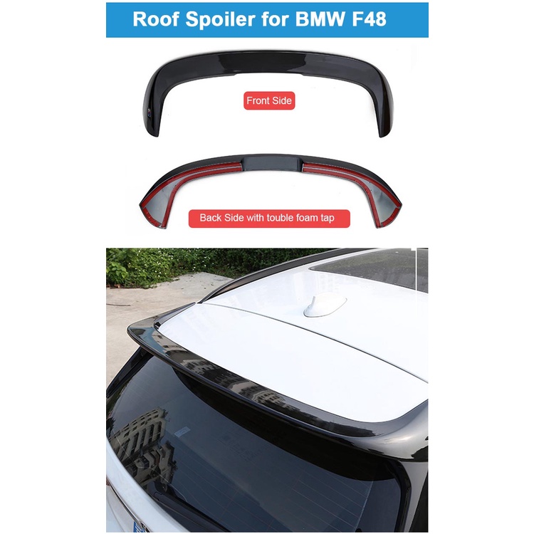 BMW X1 F48 F49 2016 2017 2018 2019 rear ROOF TOP spoiler lip m sport ...