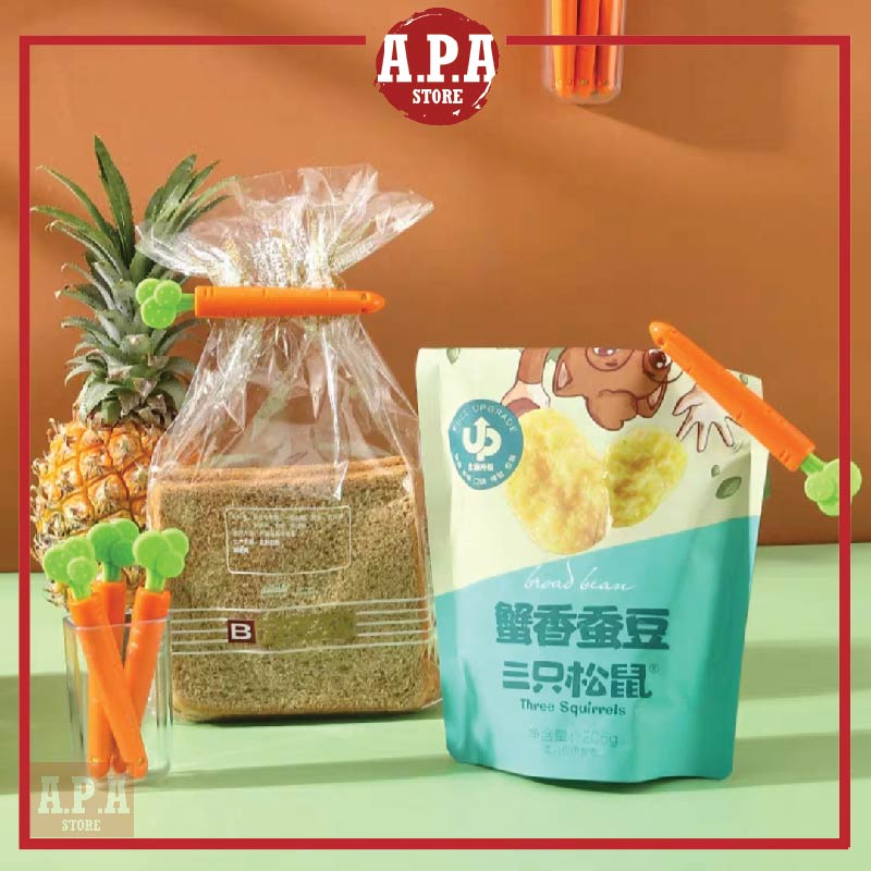 APA Food Clips Snack Sealing Carrot Clip Plastic Portable Seal Stick ...