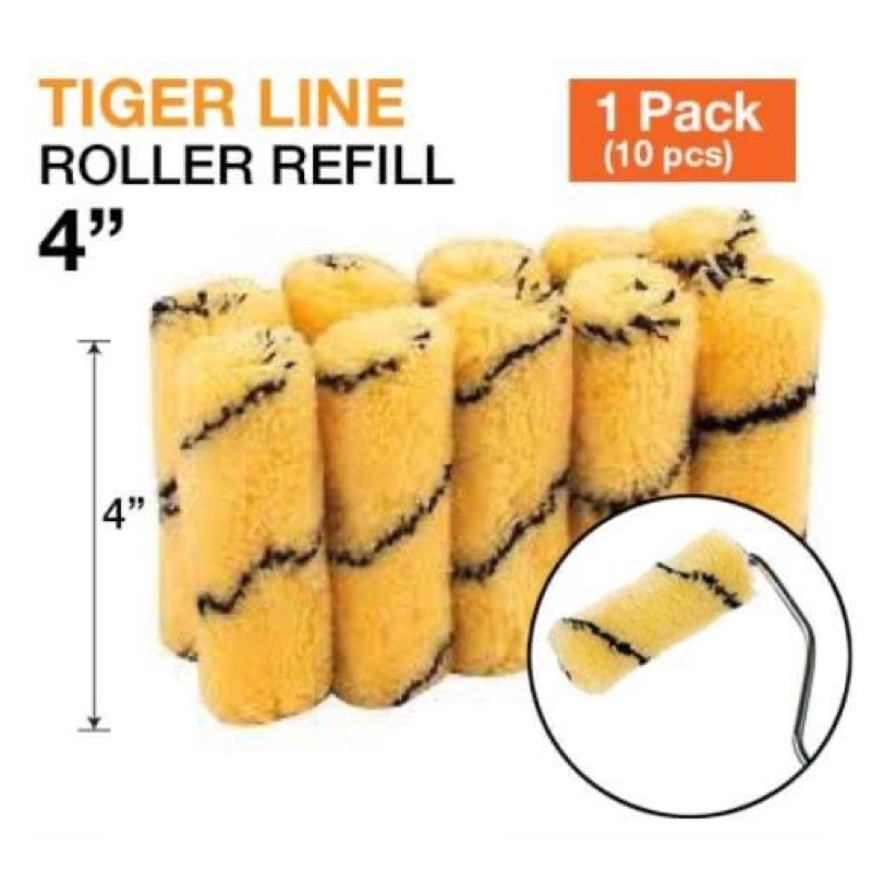 [Lowest price ] 4” tiger roller refill x 10 pcs | Shopee Malaysia