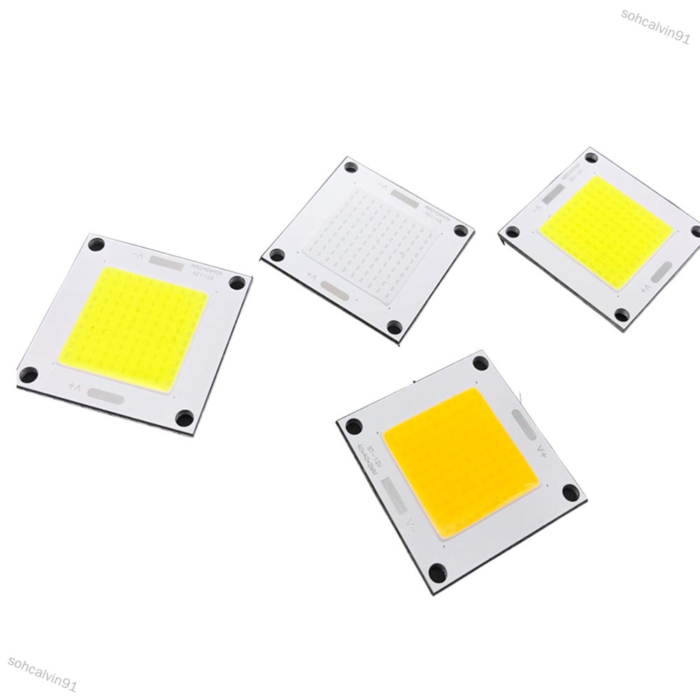 sohcalvin91 50W 40X40mm LED Light Chip COB Integrated LED Lamp Beads DIY Floodlight Spotlight ...