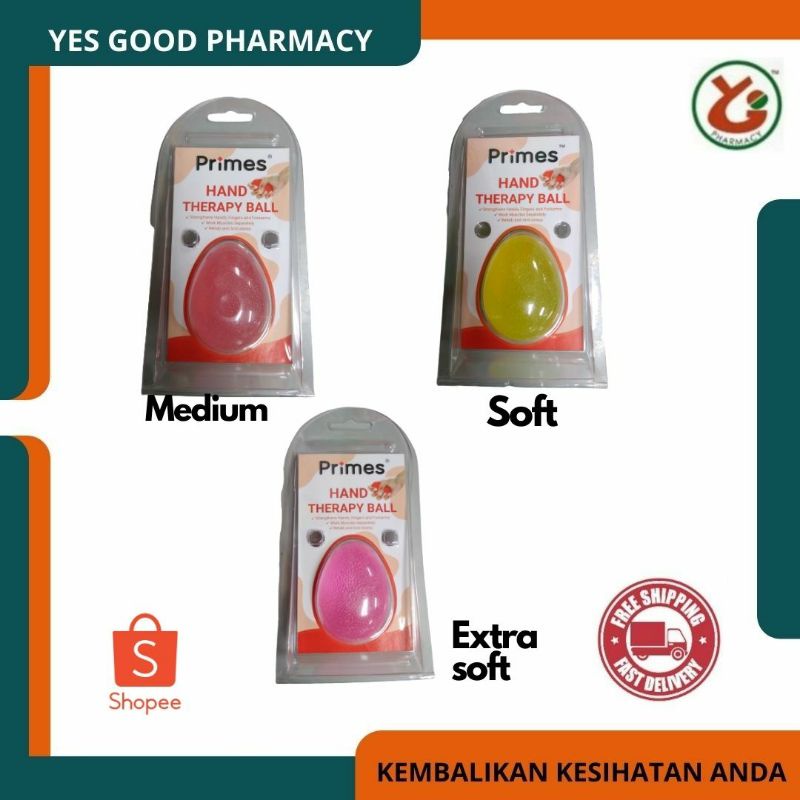 PRIMES hand therapy ball MEDIUM/SOFT/EXTRA SOFT. Offer price:RM12.00 ...