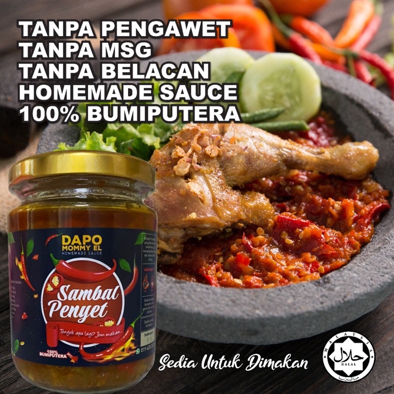 SAMBAL PENYET by MOMMY EL | Shopee Malaysia